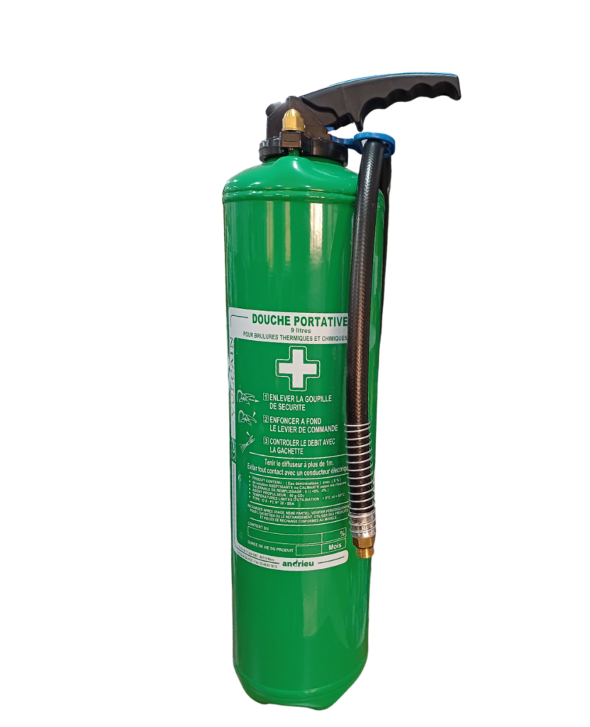 EXTINCTEUR DOUCHE ANTISCEPTIQUE VULCAIN 9 LITRES COULEUR VERTE – Euro ...